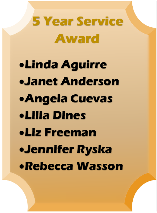 Staff Service Awards | Marsing School District